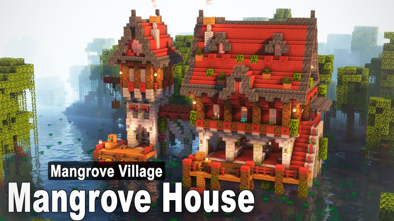 Minecraft: How to build a Mangrove House | Easy Tutorial - Minecraft ...