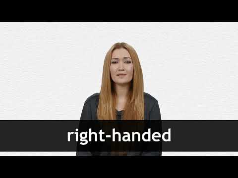 RIGHT-HANDED definition and meaning | Collins English Dictionary