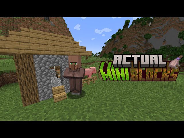 Actual MiniBlocks Minecraft Data Pack