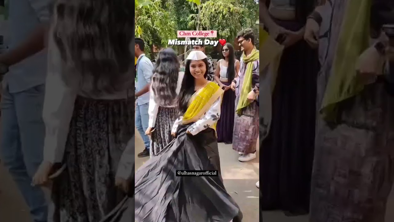 mismatch day in CHM college ❤️