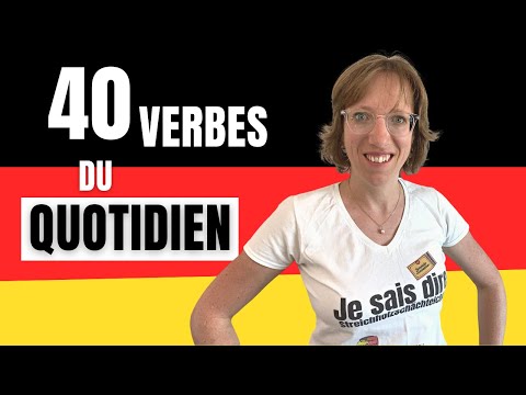 40 verbes en allemand - niveau débutant
