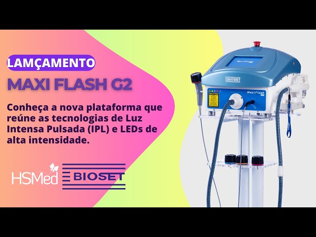 Novo Maxiflash G2 Bioset - IPL - Aparelho de Luz Intensa Pulsada (IPL ...