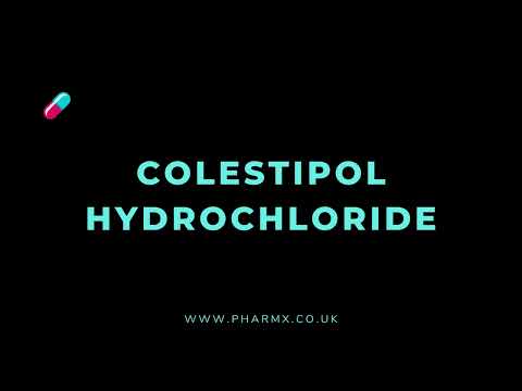 How to pronounce Colestipol hydrochloride