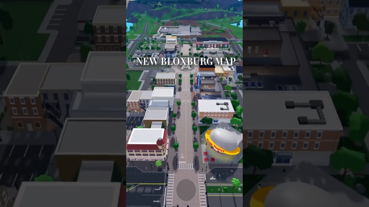 NEW BLOXBURG MAP REVAMP OUT NOW! #bloxburg #bloxburgmap #bloxburgupdate #roblox