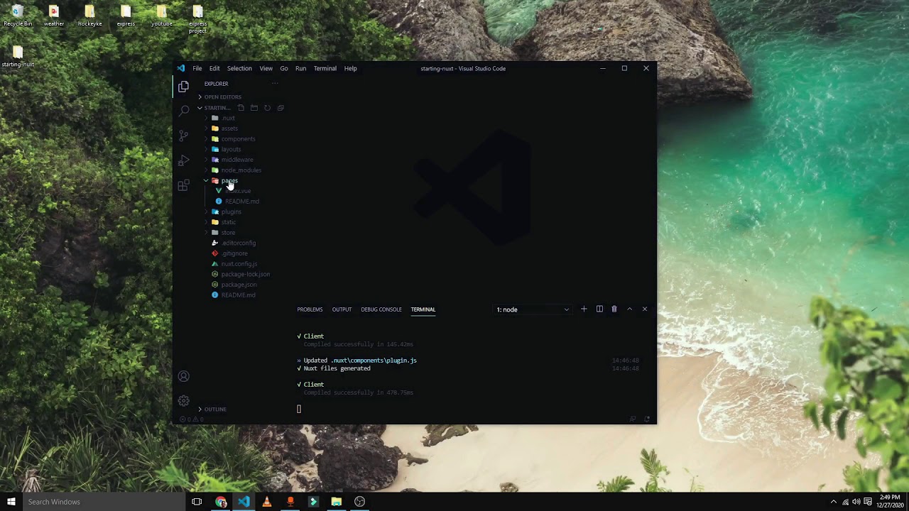 Getting  Started With Nuxtjs (Directory Structure)