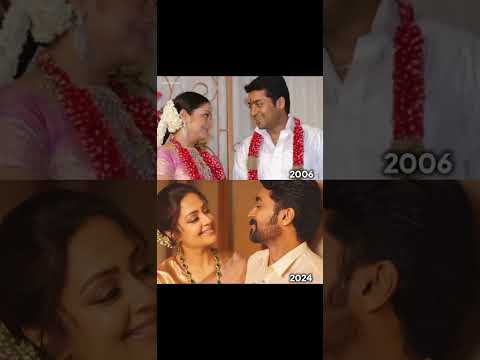 Suriya and Jyothika then and now #Shorts