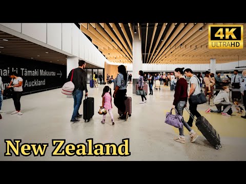AUCKLAND International Airport NEW ZEALAND In Autumn 2025 4K