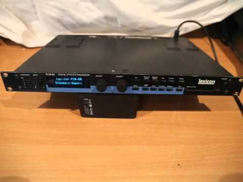 Lexicon PCM 80 - start up test sequence