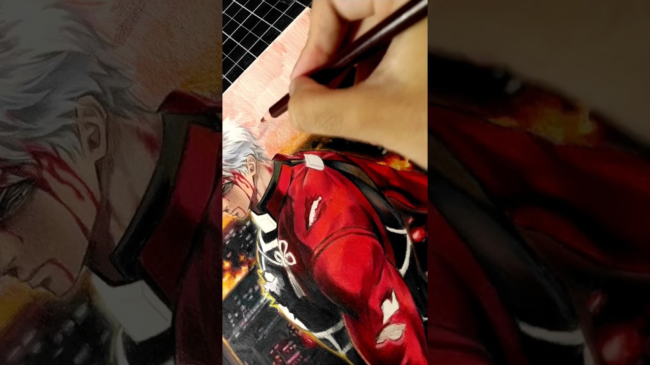 my best drawing 🍷🏹 Archer from Fate Stay night