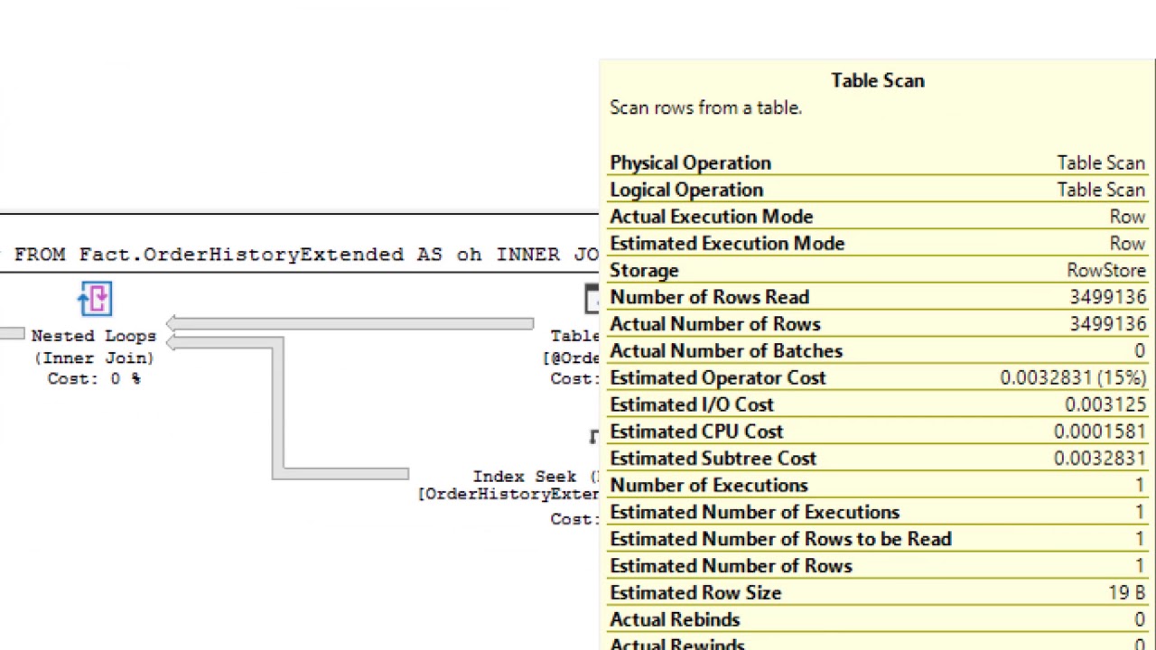 Demonstrating table variable deferred compilation