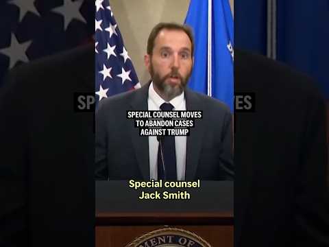 Special counsel moves to abandon cases against Trump