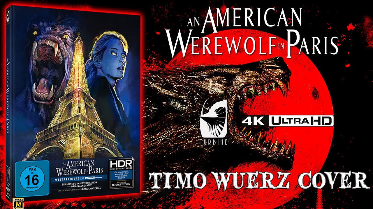 An American Werewolf in Paris - Turbine 4K UHD Mediabook Cover A Unboxing