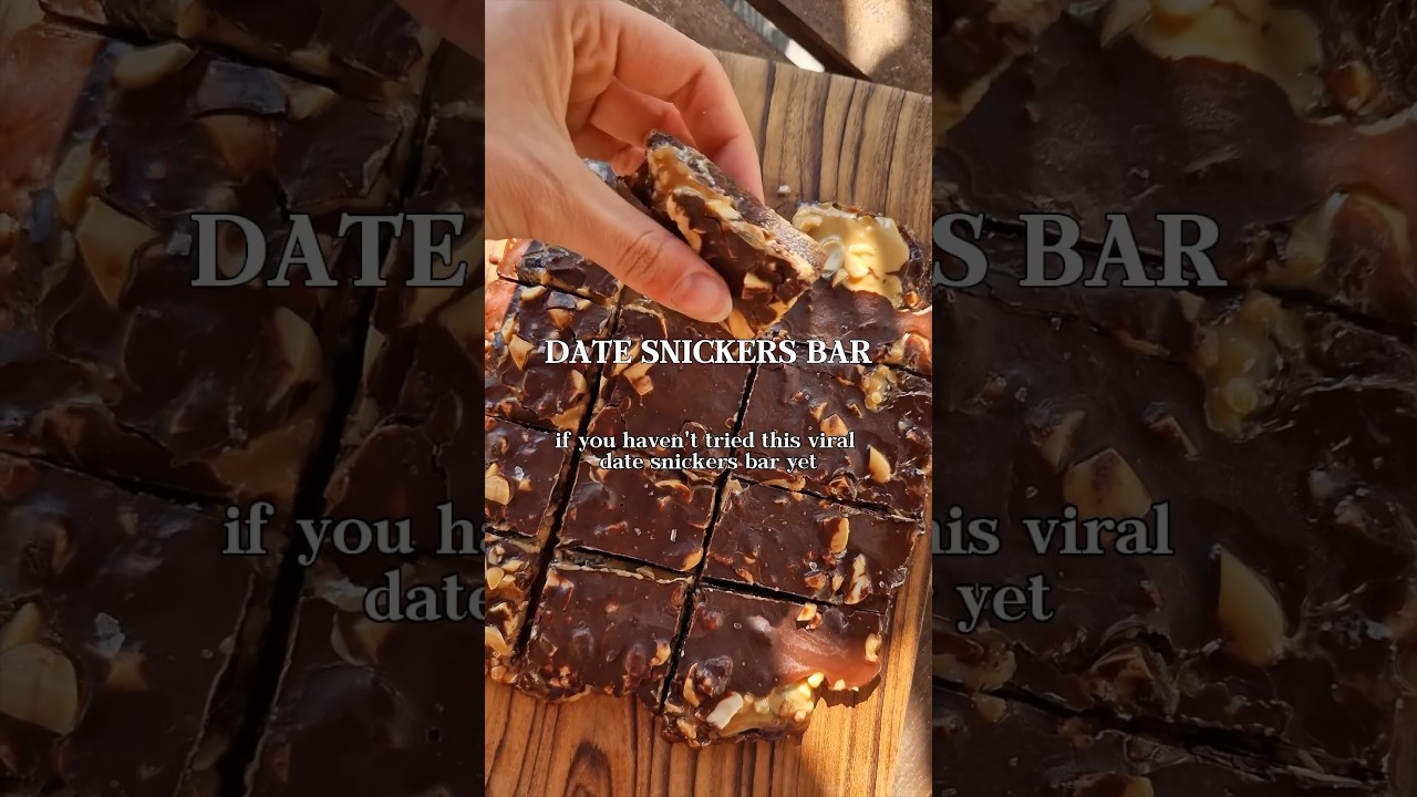 Viral date snickers bar 🍫