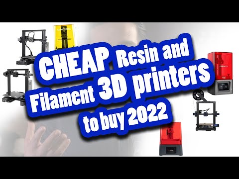 Cheap Resin and Filament 3D printer, to buy 2022