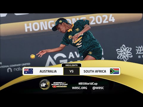 Highlights | Game 31 AUS v RSA | WBSC Baseball5 World Cup 2024