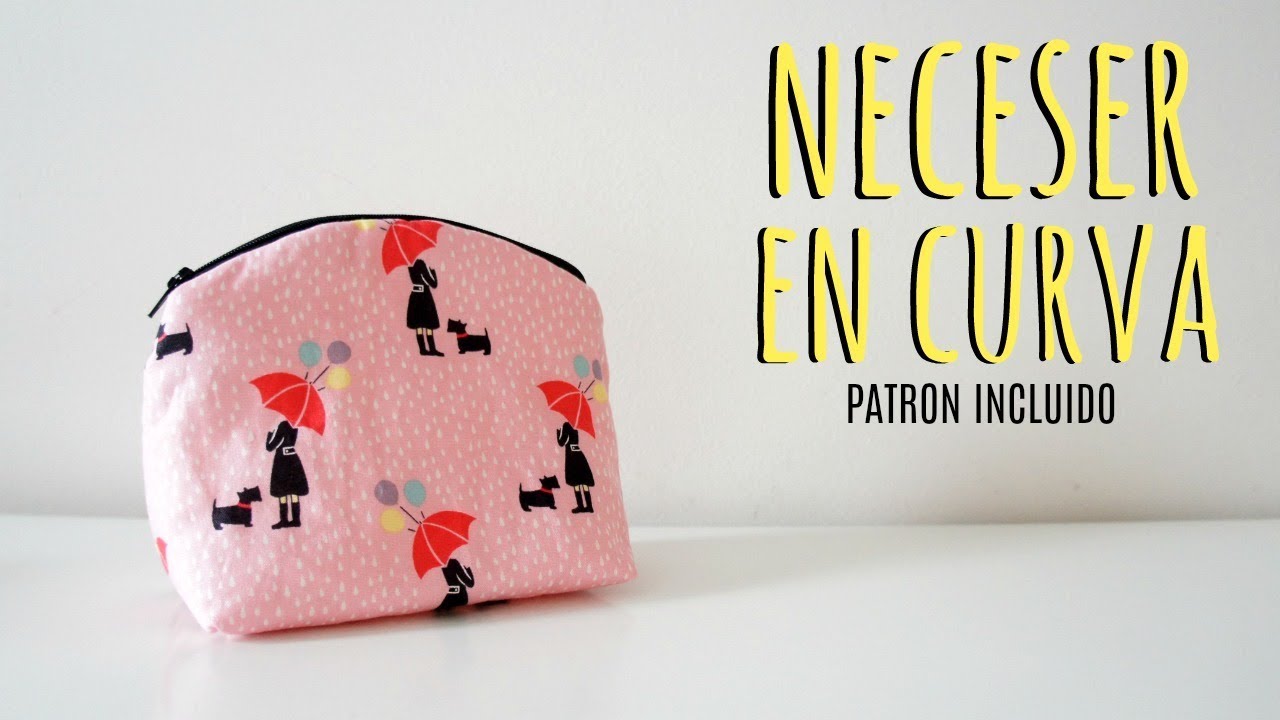Neceser para el bolso (patrón incluido) | Manualidades