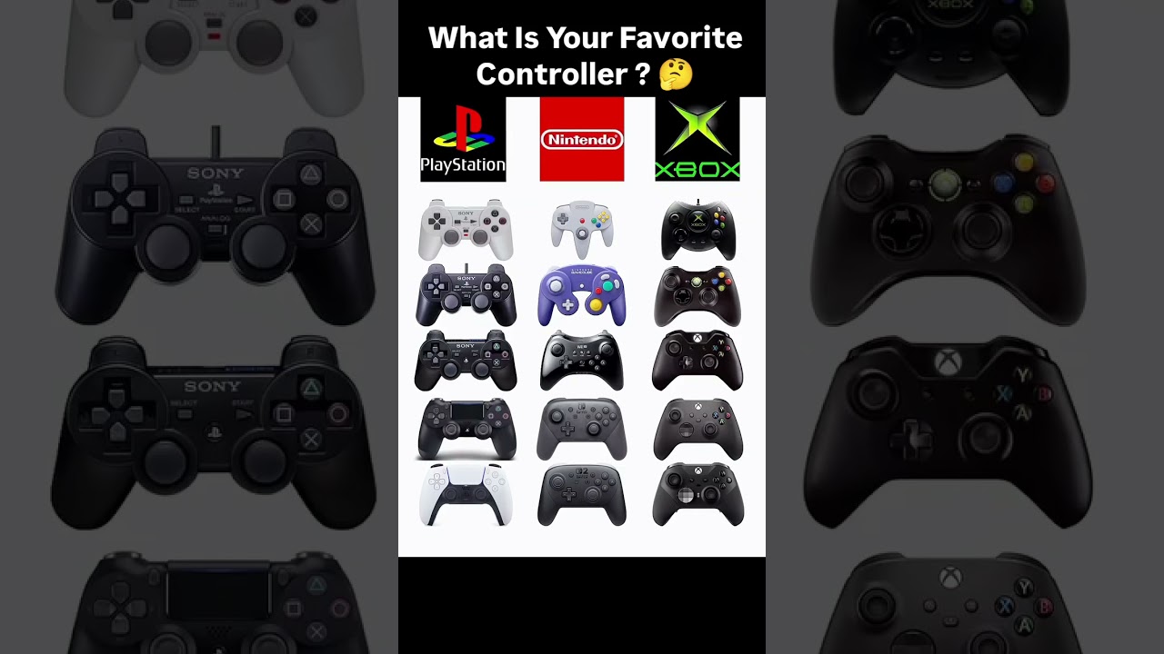 What Is Your Favorite Controller ?#controller #playstation #xbox #nintendo #gaming #retrogaming