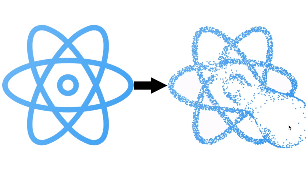 Image to Interactive Particles in React
