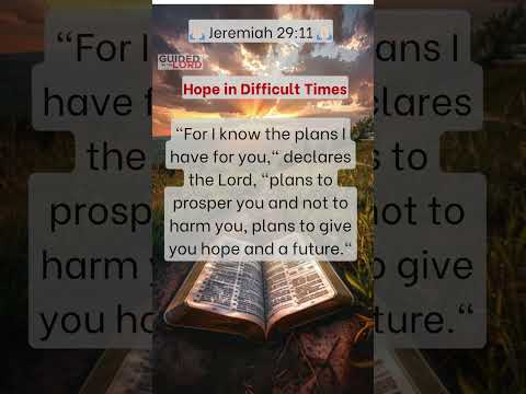 God’s Promises for Your Future – Jeremiah 29:11 Explained