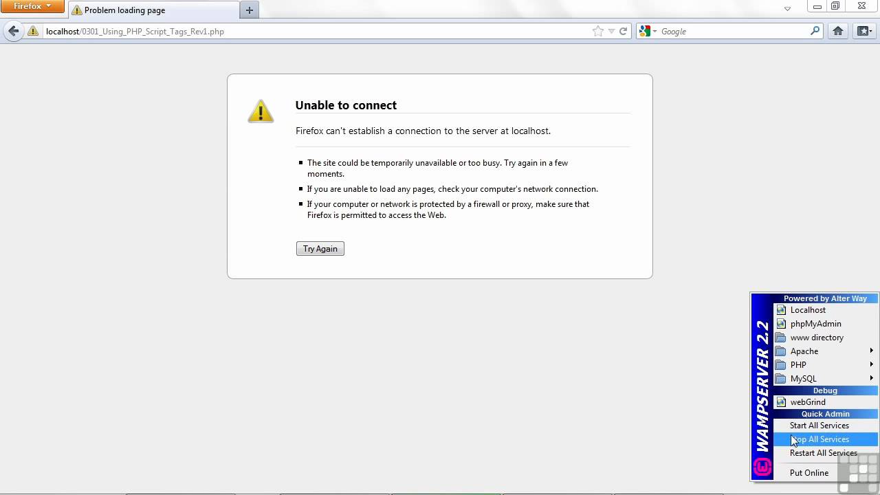 PHP / MySQL Tutorial | Using PHP Script Tags | InfiniteSkills