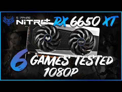 SAPPHIRE NITRO+ AMD RADEON RX 6650 XT - 6 Games Tested @ 1080p