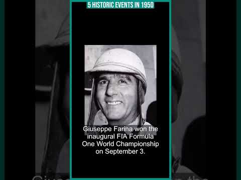 5 Historic Events in #1950 - #timeline #yearinreview #history