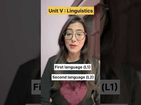 What is First & Second Language Acquisition? #englishliterature
