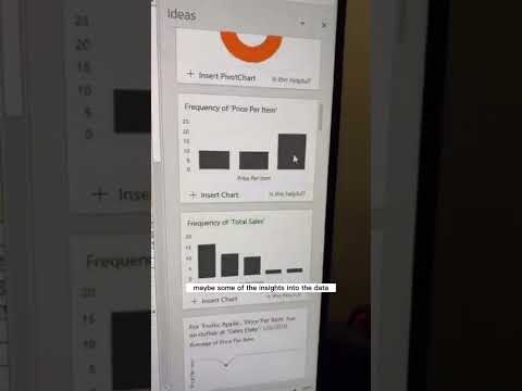 Excel’s “Ideas” Feature????