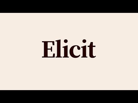 Elicit Meaning and Pronunciation