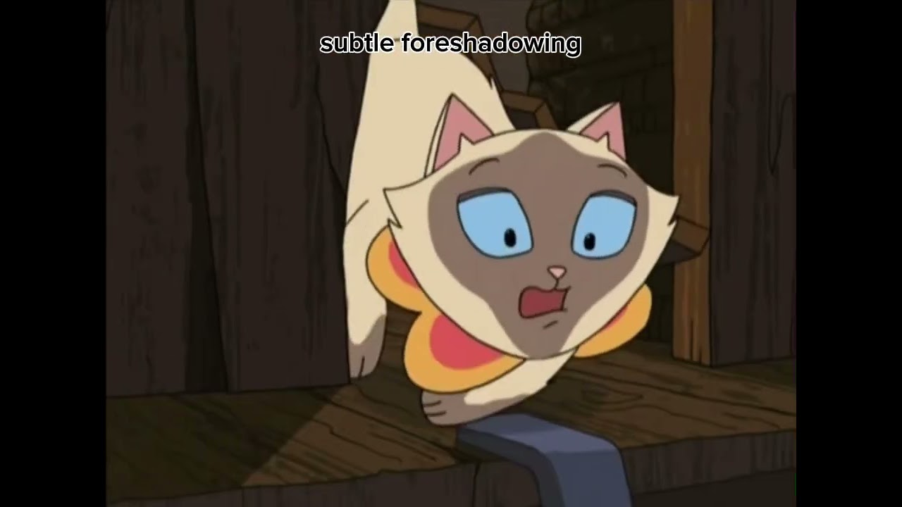 subtle foreshadowing (sagwa)