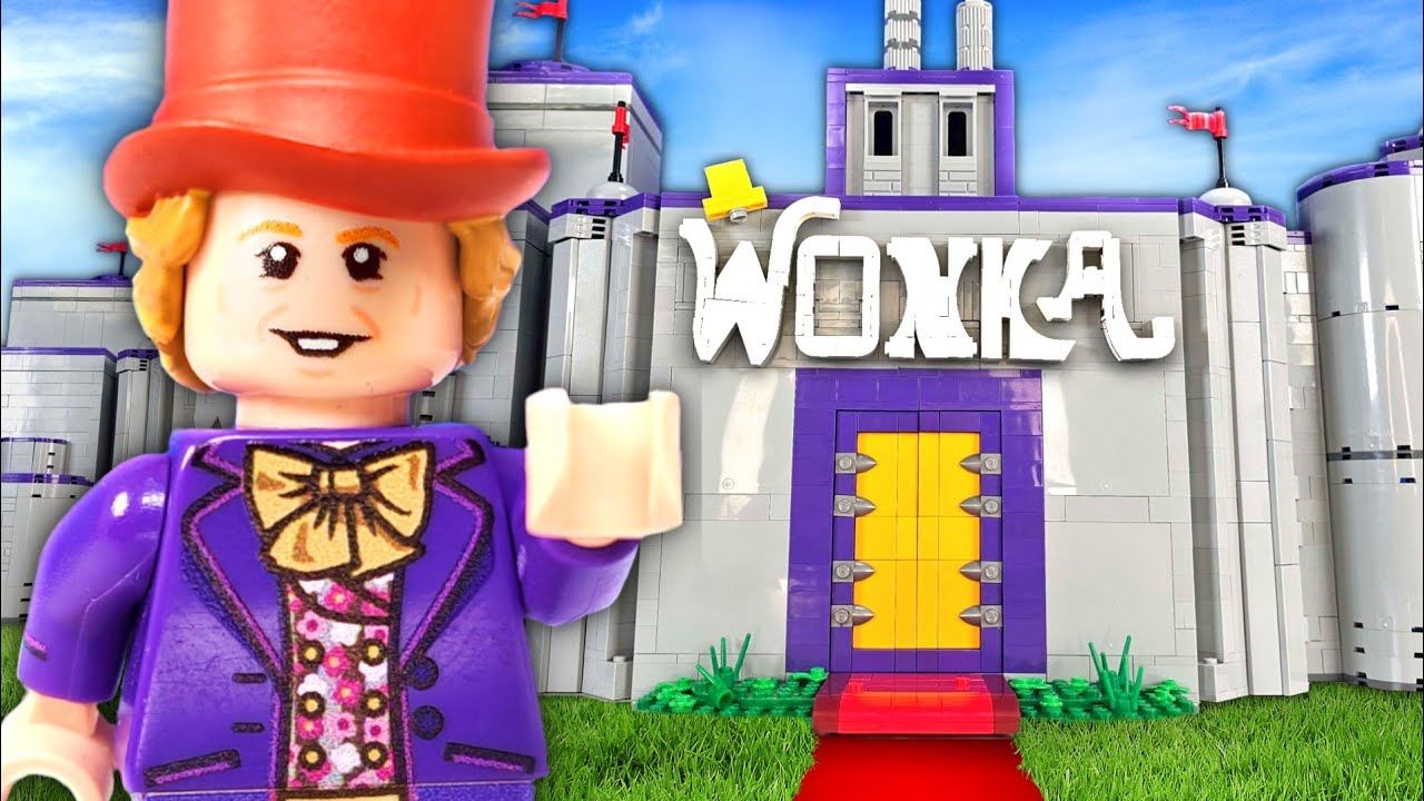 I Built Willy Wonka's Chocolate Factory in LEGO...