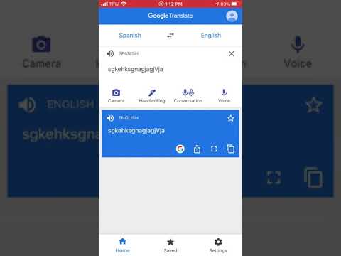 Google Translate:English Vs. Spanish