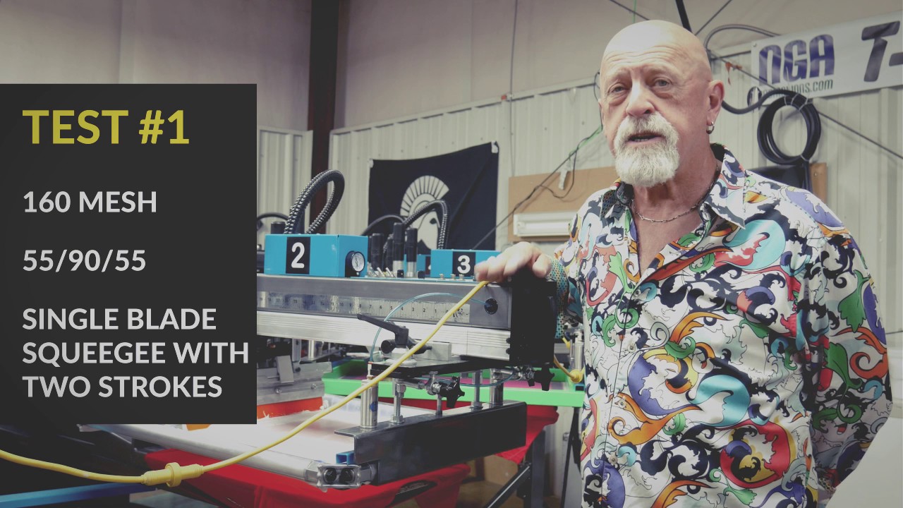 Charlie Taublieb's Double Blade Squeegee output test