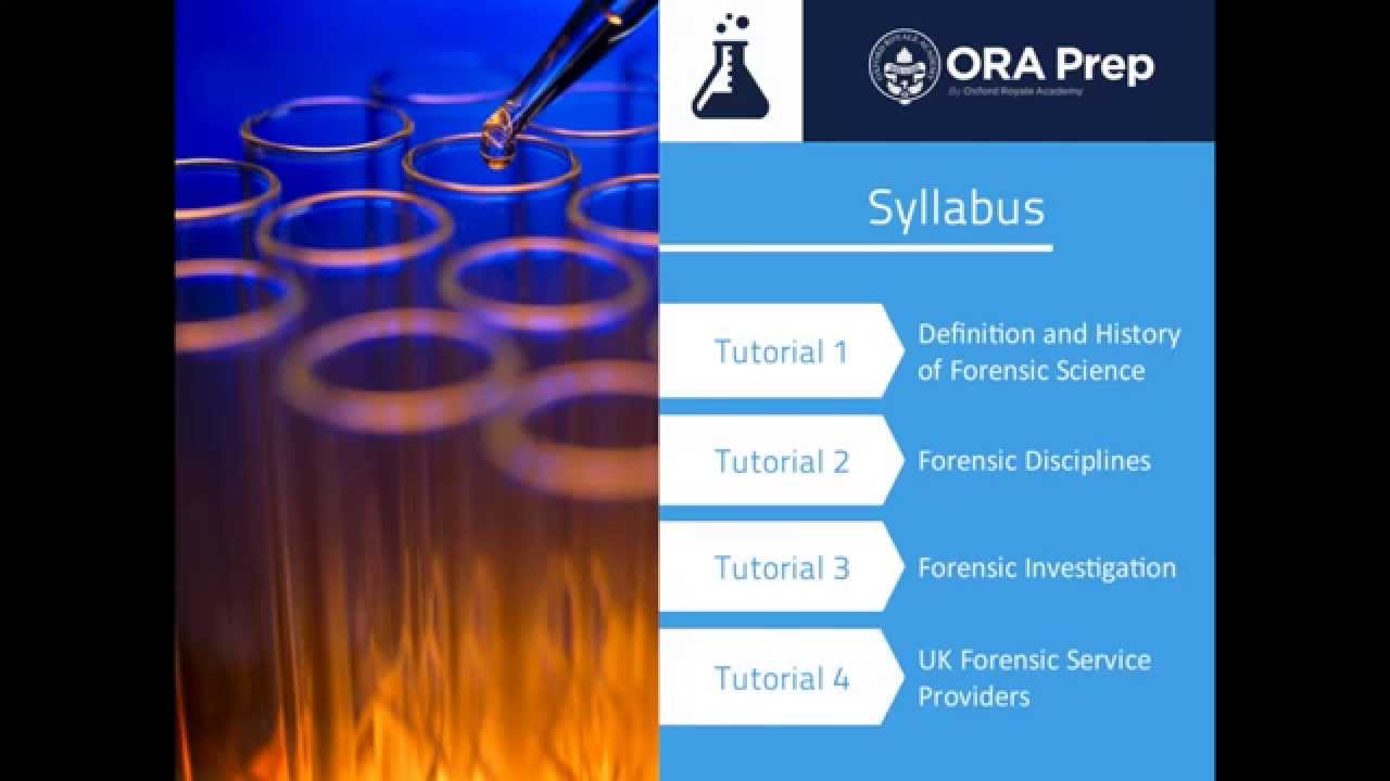An Introduction to Forensic Science: Online Course