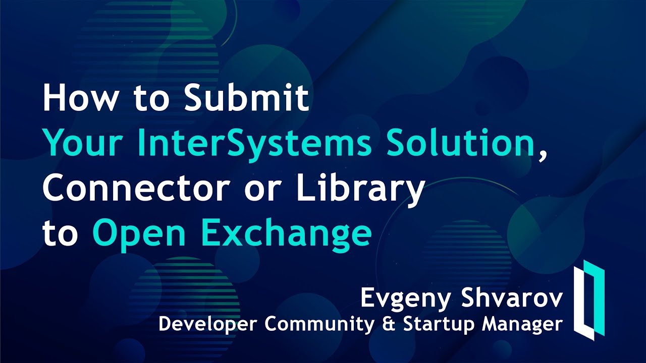 How to Publish GitHub Application on InterSystems Open Exchange
