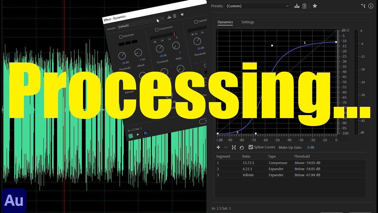 Adobe Audition Tutorial - Dynamics and Dynamics Processing