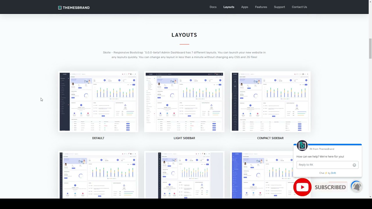 Skote - HTML and Django Admin Dashboard Template django python Yui