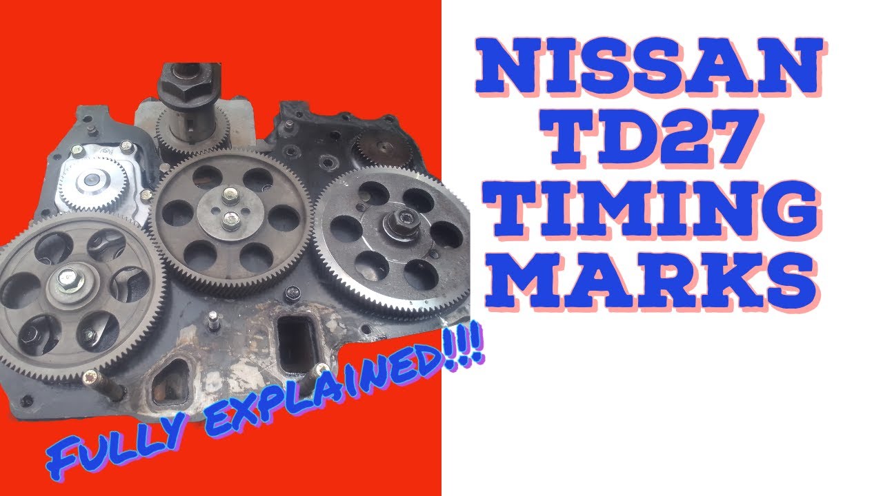 Nissan td27 timing marks