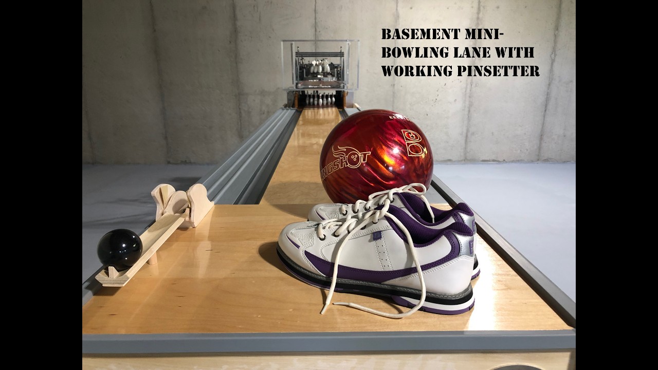 Mini Brunswick A2 pinsetter and bowling lane