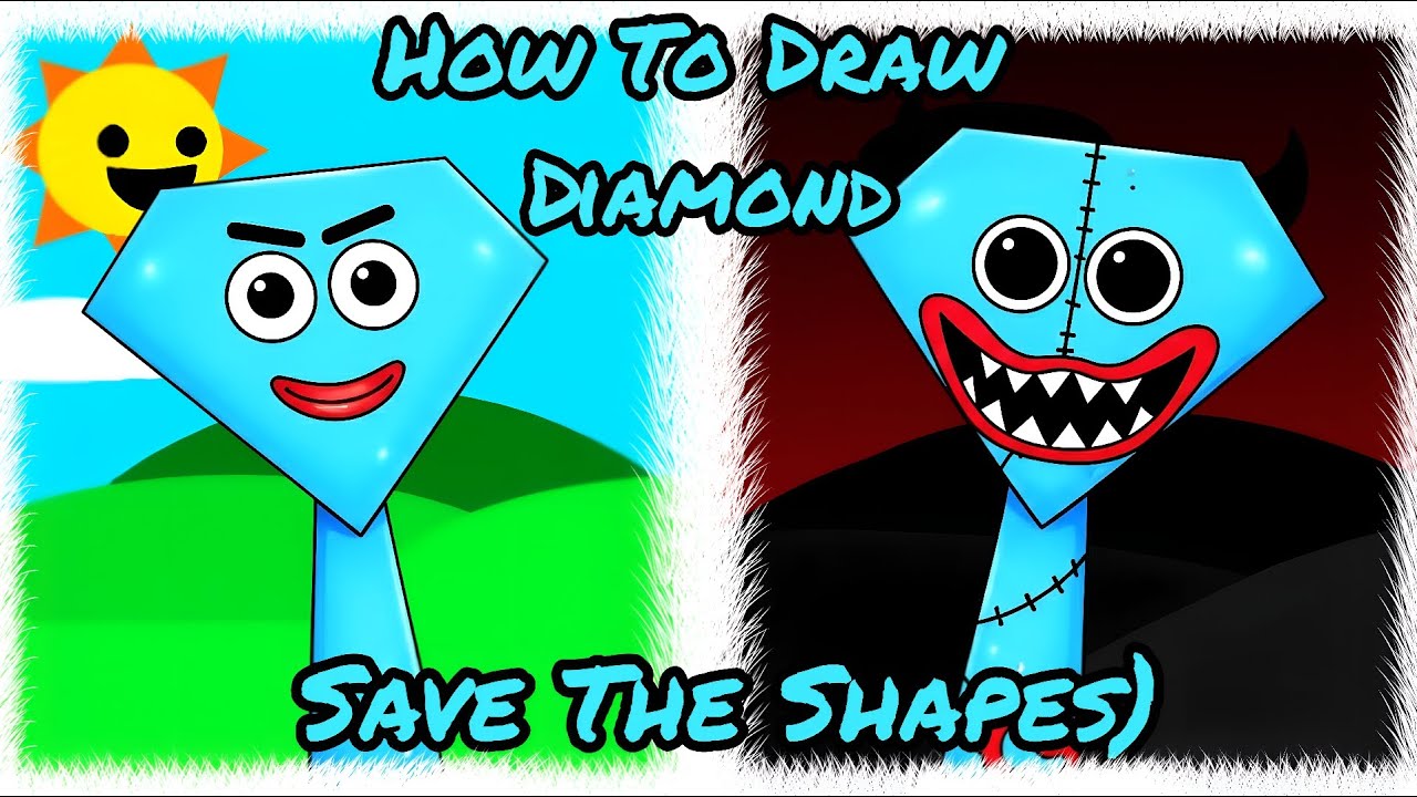 Draw My Sprunki OC: Diamond (from Save The Shapes)