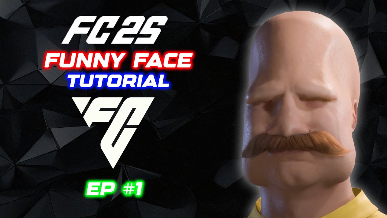 EAFC 25 - Funny Face Tutorial - Pro Clubs & Career mode Ep 1 The Human Thumb