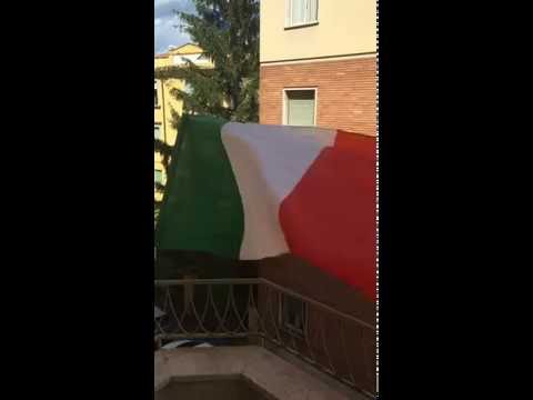 Bandiera Italiana, Tricolore, Forza Italia, forza azzurri Euro 2016