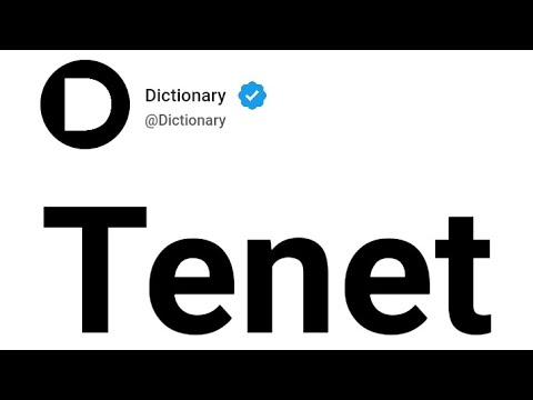 Tenet Meaning In English