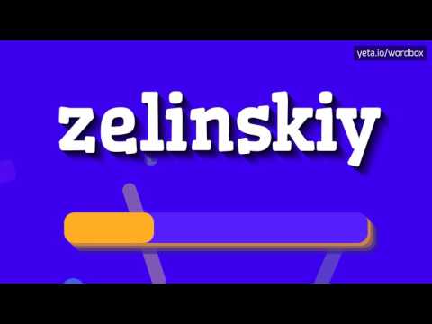 ZELINSKIY - HOW TO PRONOUNCE IT!?