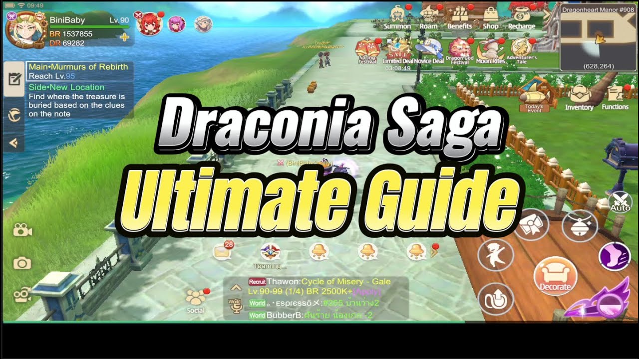 Draconia Saga: Ultimate Beginner's Guide (English)