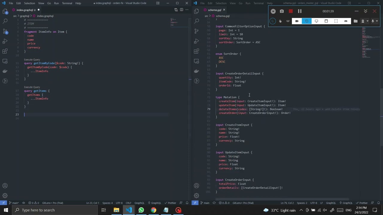7   GraphQL Schema