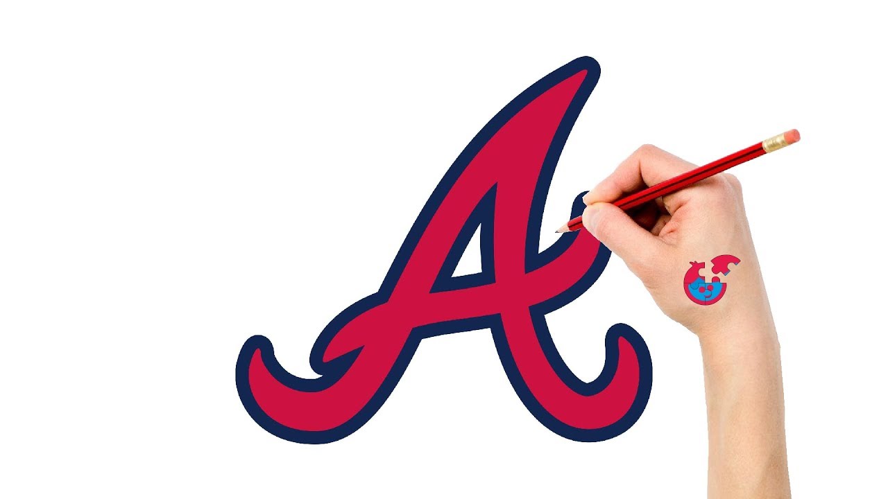 Fast Drawing And Coloring For Toddlers - MLB Atlanta Braves - Puzzle Kid