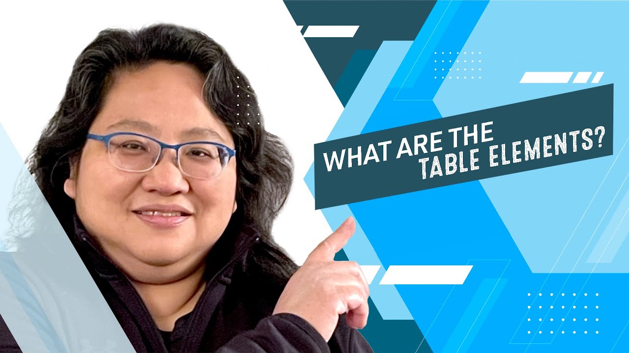 Coding for Beginners: Tables #2— The Elements Used with HTML Tables