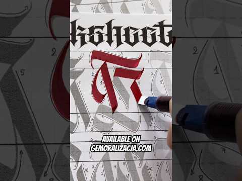 How to write Calligraffiti letter G | CALLIGRAFFITI WORKSHEETS