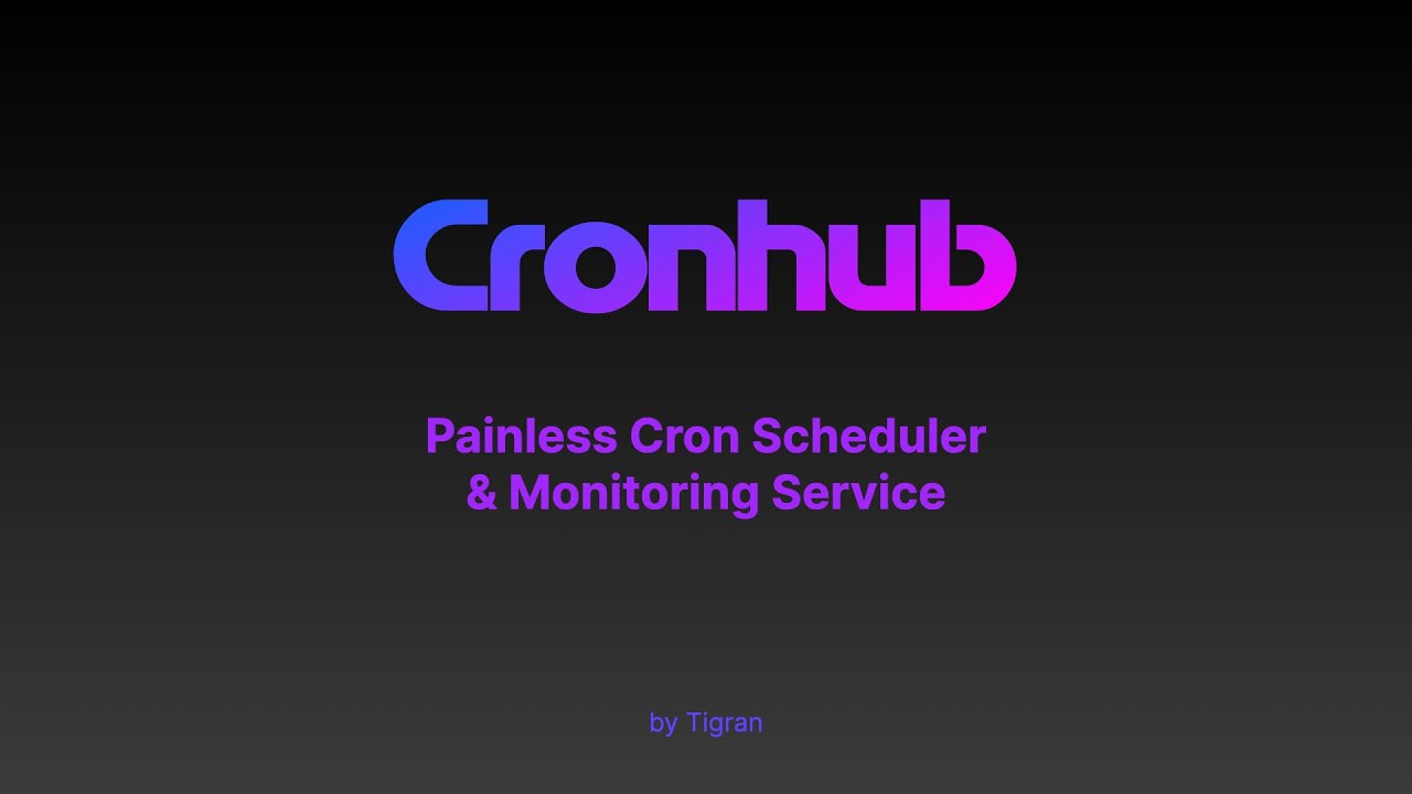 Cron scheduling with Cronhub